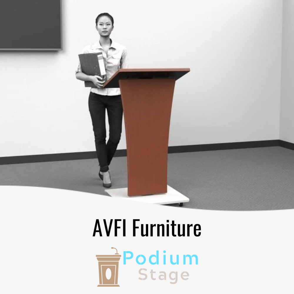 【Shop AVFI Furniture】— Premium Lecterns, Podiums and Credenzas — Podium Stage